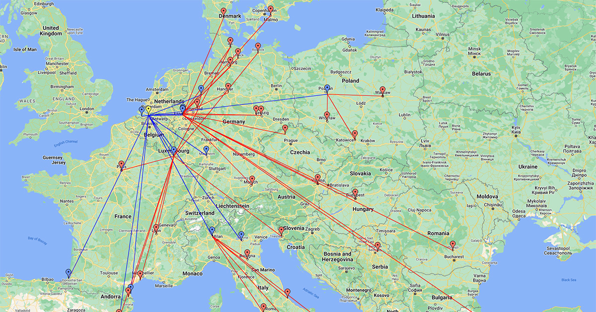Train network - Combinant